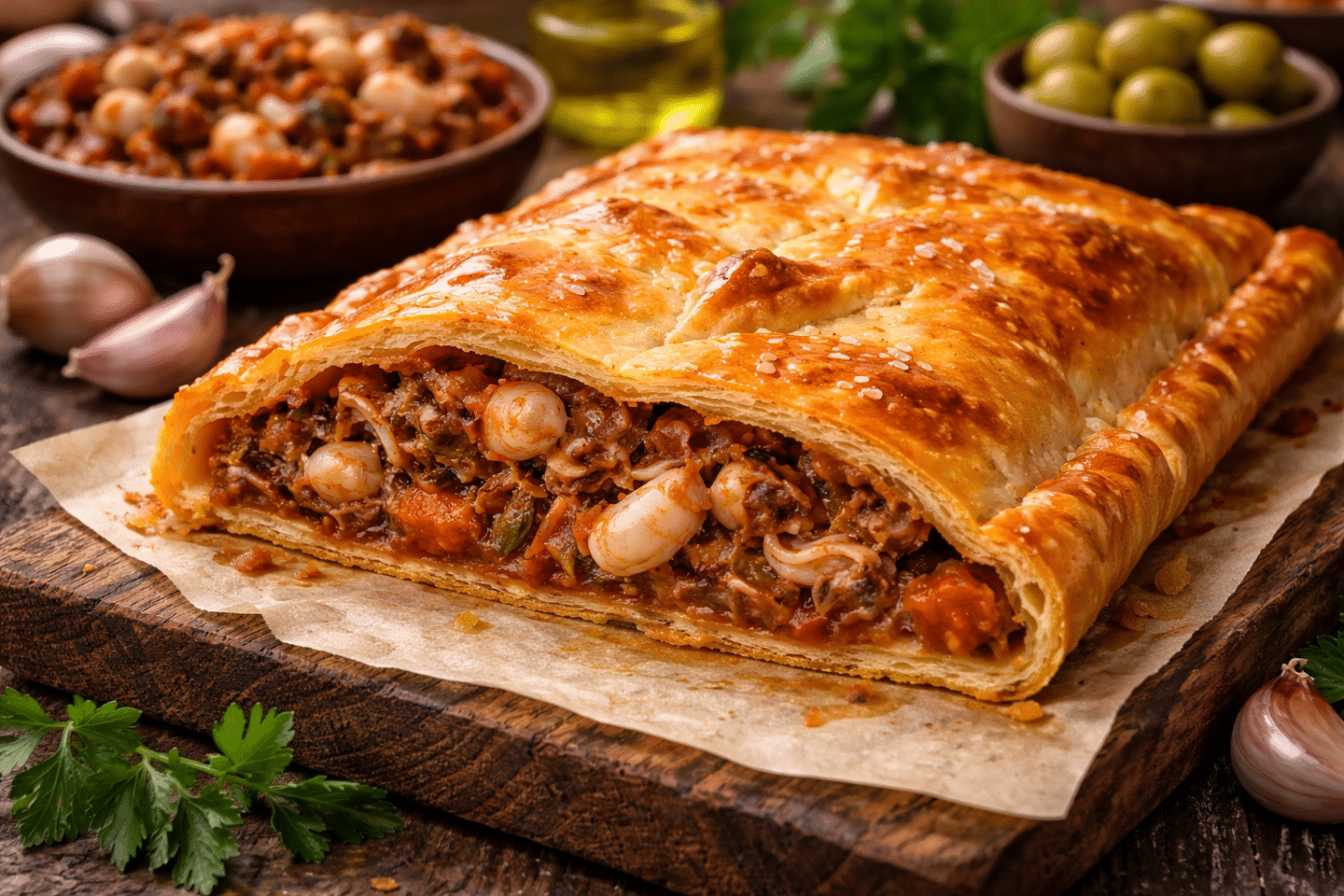 Empanada De Chopitos: Una Receta Deliciosa, Manjar Del Mar