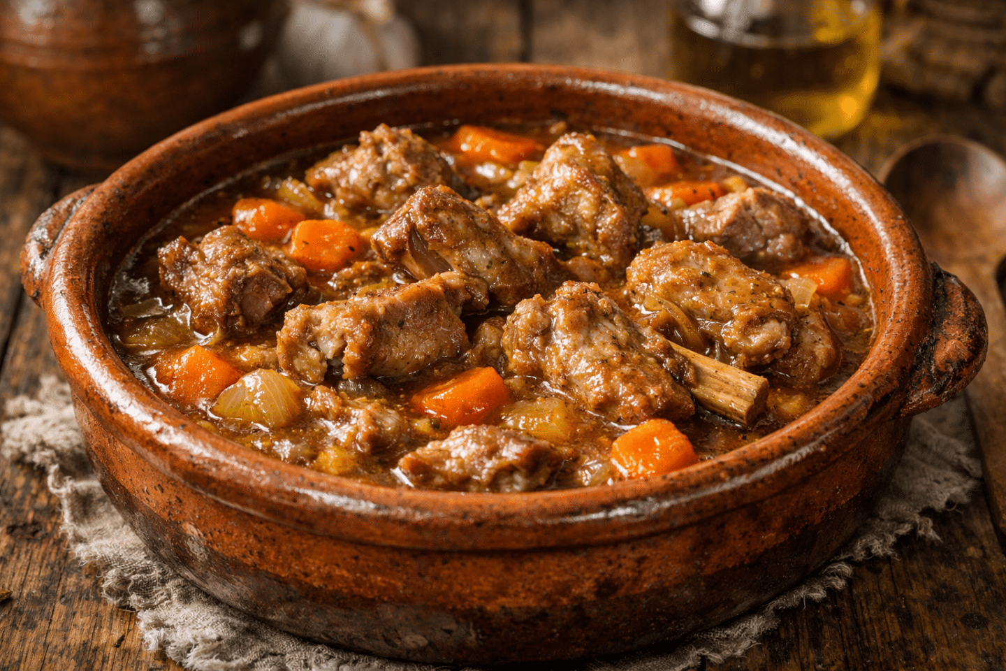 Lechazo Guisado Al Estilo De La Abuela: Receta Tradicional