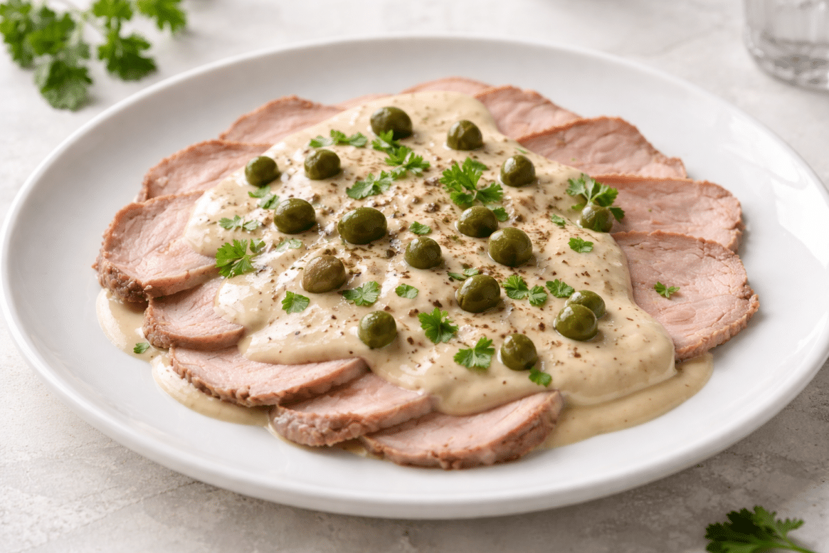 Receta De Vitello Tonnato: Plato Italiano Elegante Y Tradicional