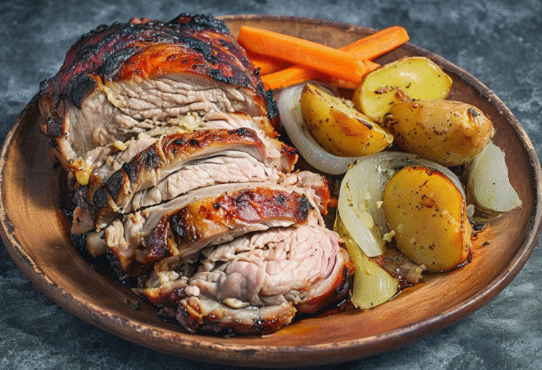 Paleta De Cerdo Al Horno Estilo Gallego - Fácil Y Deliciosa